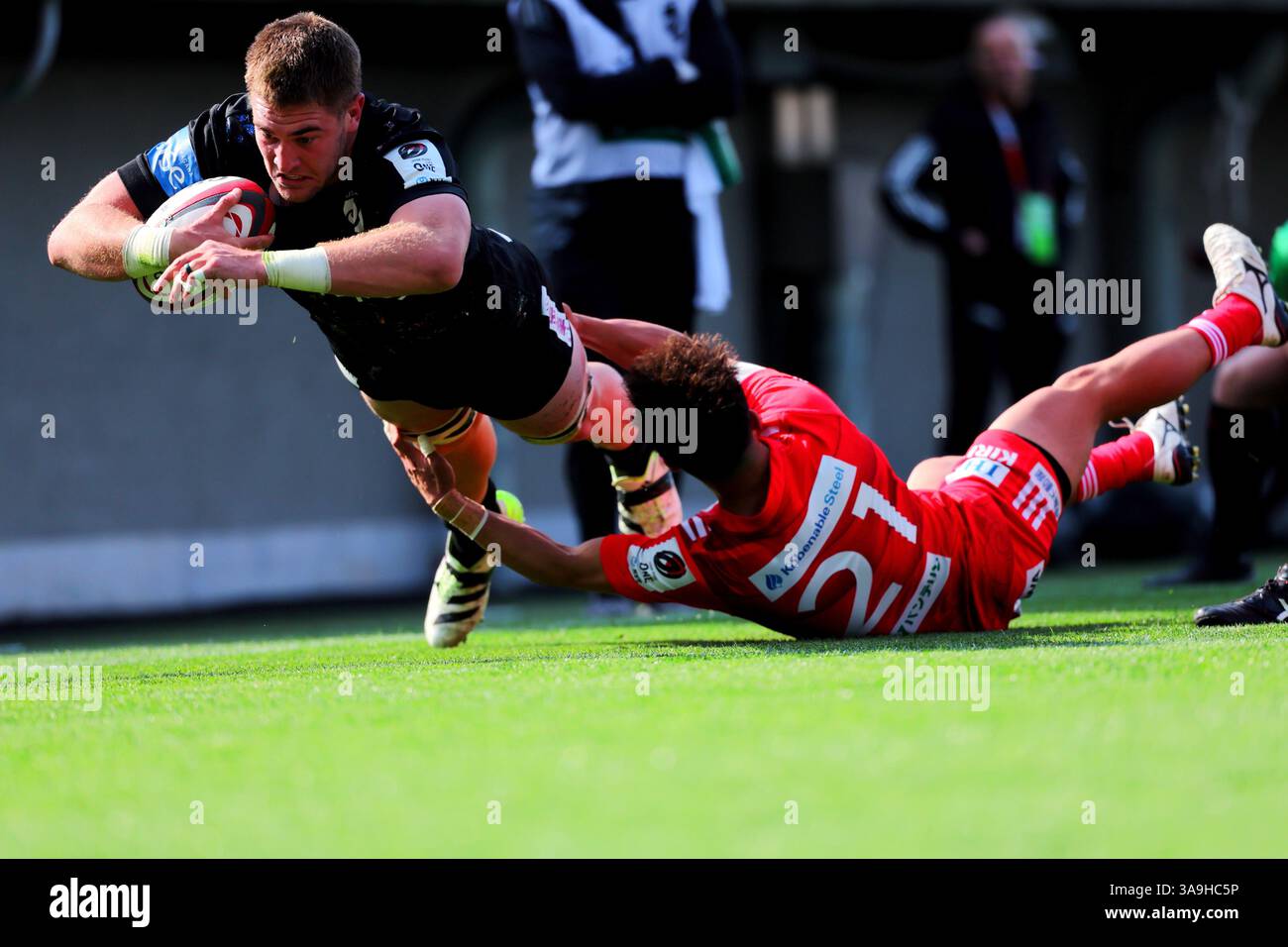 Tokyo, Japan. 30th Mar, 2025. Harrison Fox (BlackRams) Rugby : 2024-25 ...