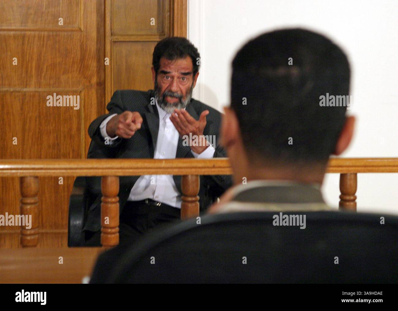 June 30, 2004 - Baghdad, IRAQ - SADDAM HUSSEIN, Iraq's former leader ...