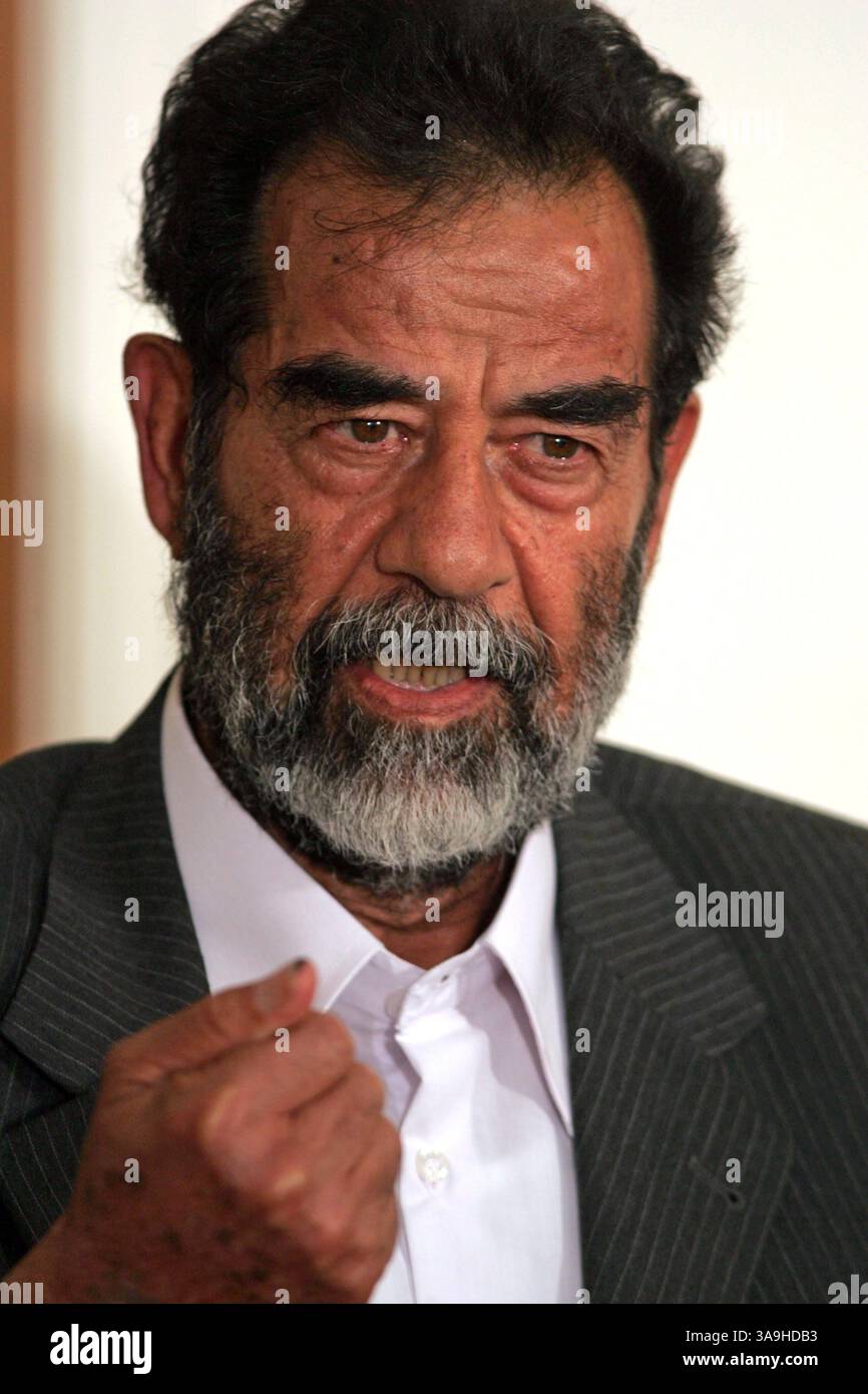 June 30, 2004 - Baghdad, IRAQ - SADDAM HUSSEIN, Iraq's former leader ...