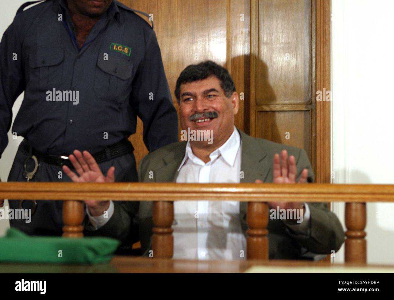 Jun 30, 2004; Baghdad, IRAQ; Former Iraqi Minister of Defense SULTAN ...