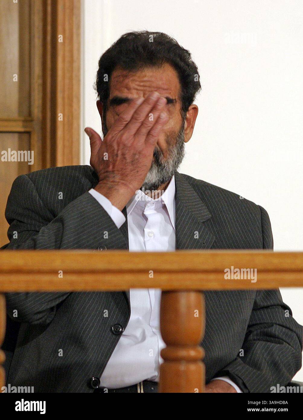 June 30, 2004 - Baghdad, IRAQ - SADDAM HUSSEIN, Iraq's former leader ...