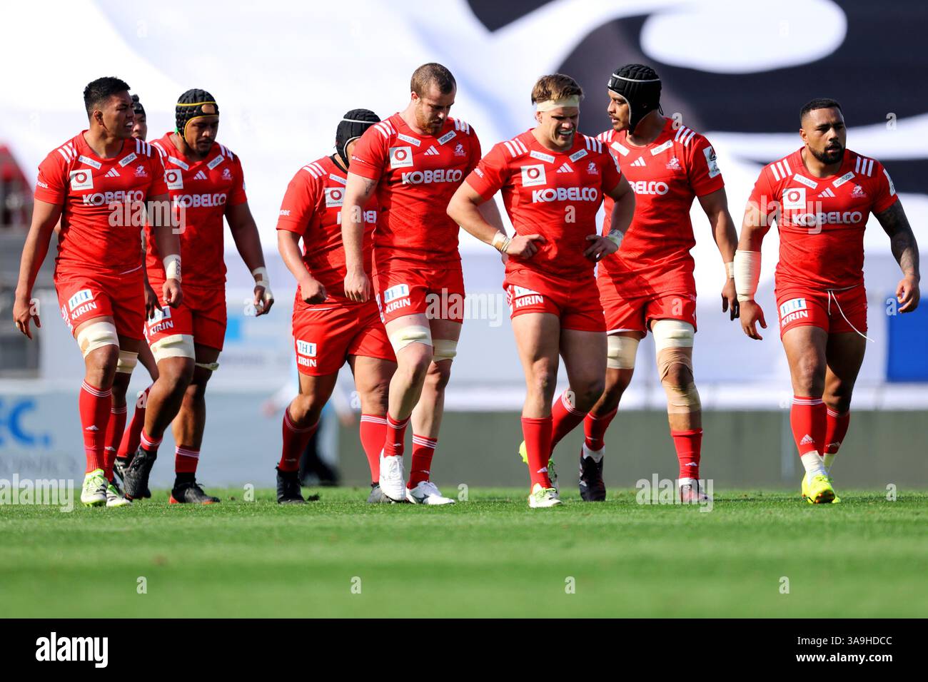 Tokyo, Japan. 30th Mar, 2025. KOBELCO Kobe Steelers team group(Steelers ...