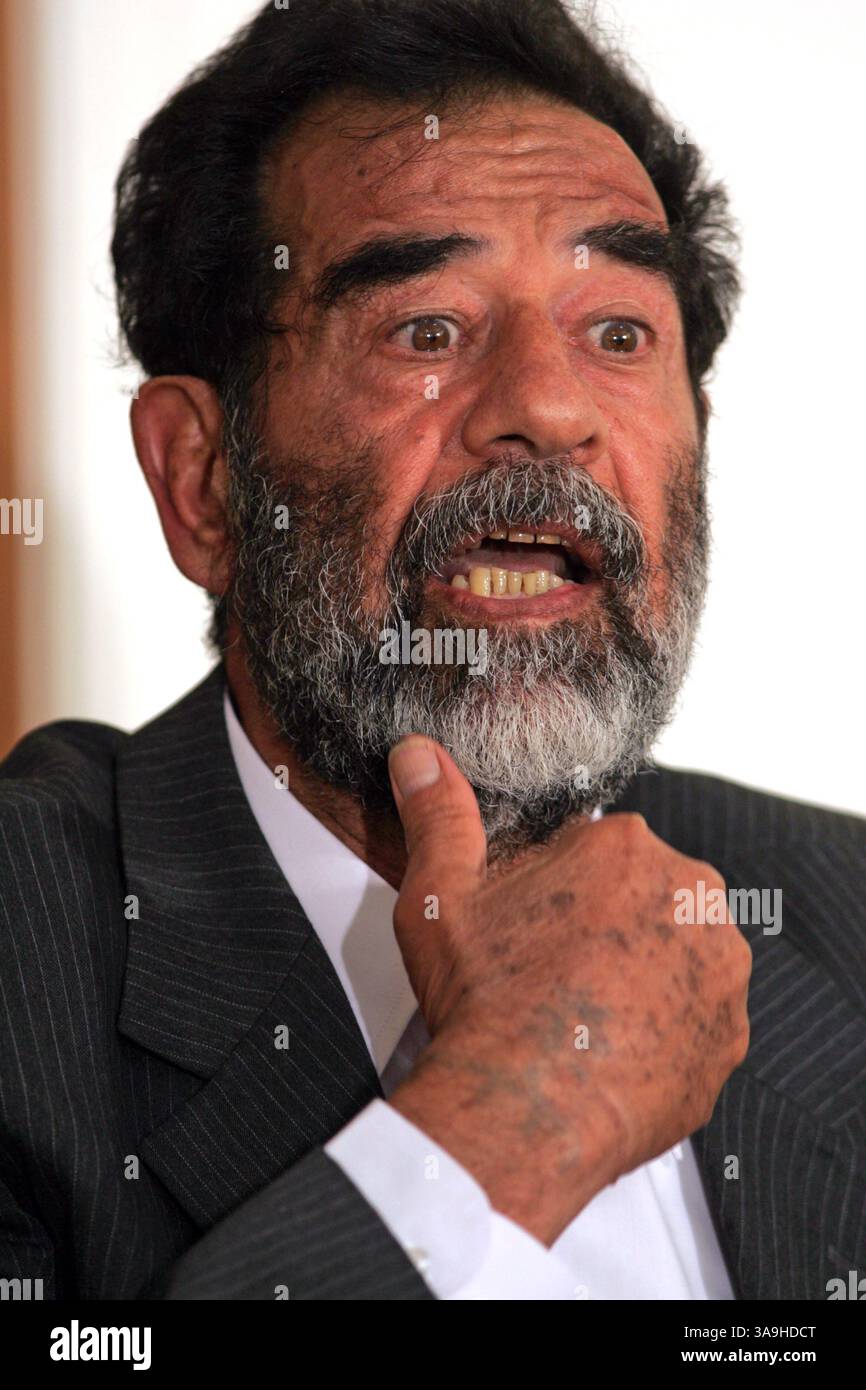 June 30, 2004 - Baghdad, IRAQ - SADDAM HUSSEIN, Iraq's former leader ...