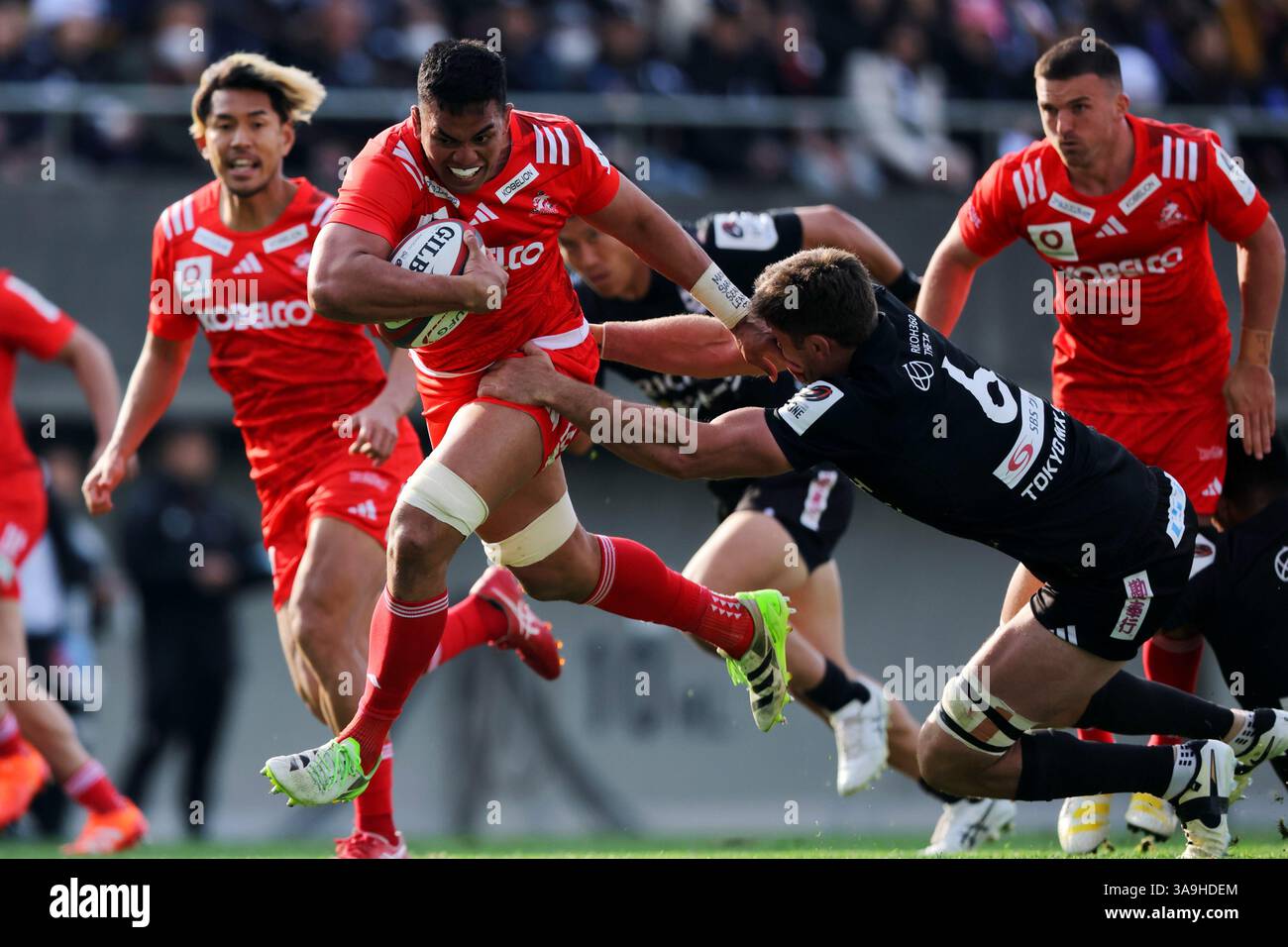 Amanaki Saumaki (Steelers), MARCH 30, 2025 - Rugby : 2024-25 Japan ...