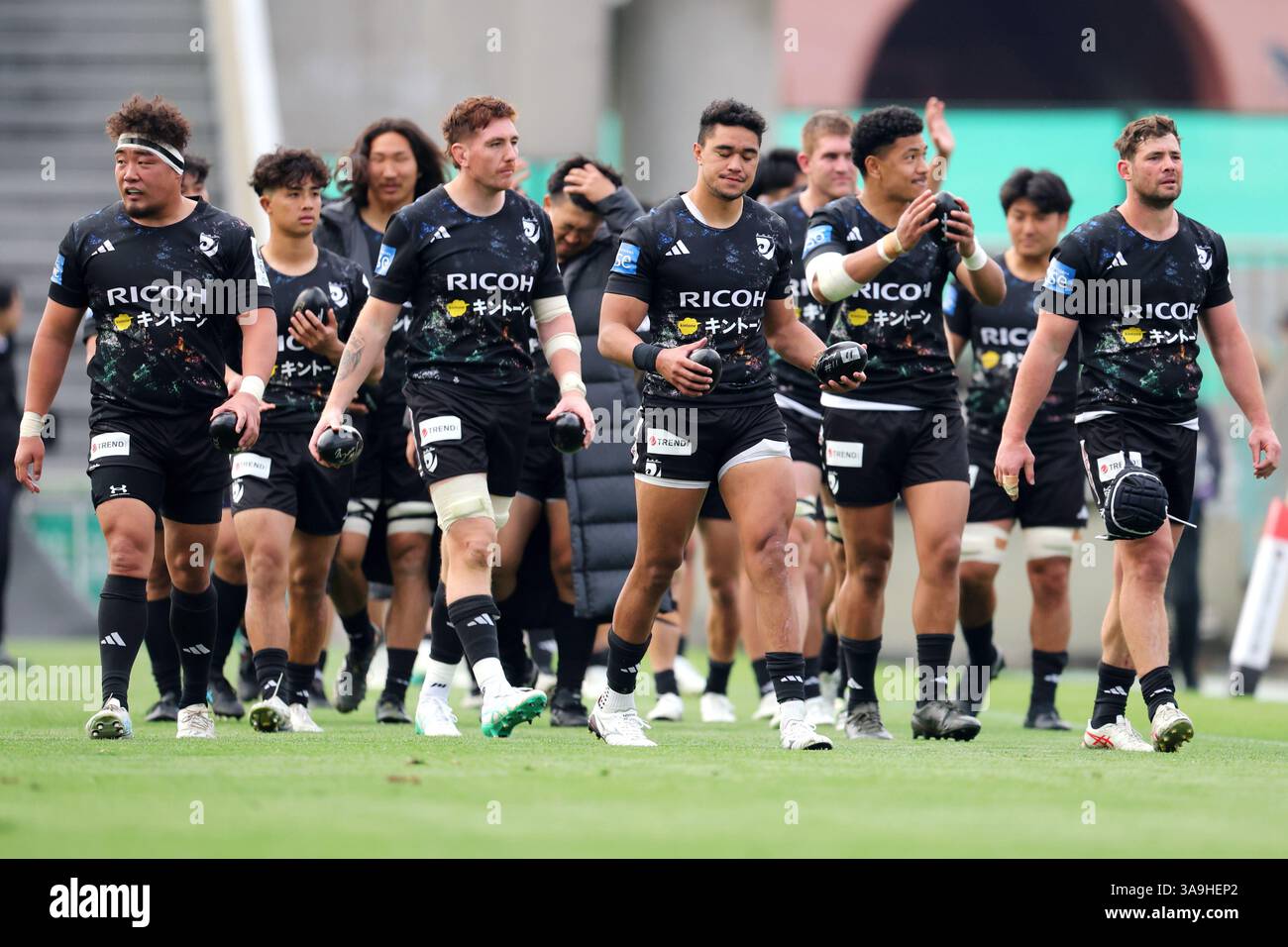 Tokyo, Japan. 30th Mar, 2025. RICOH BlackRams Tokyo team group ...
