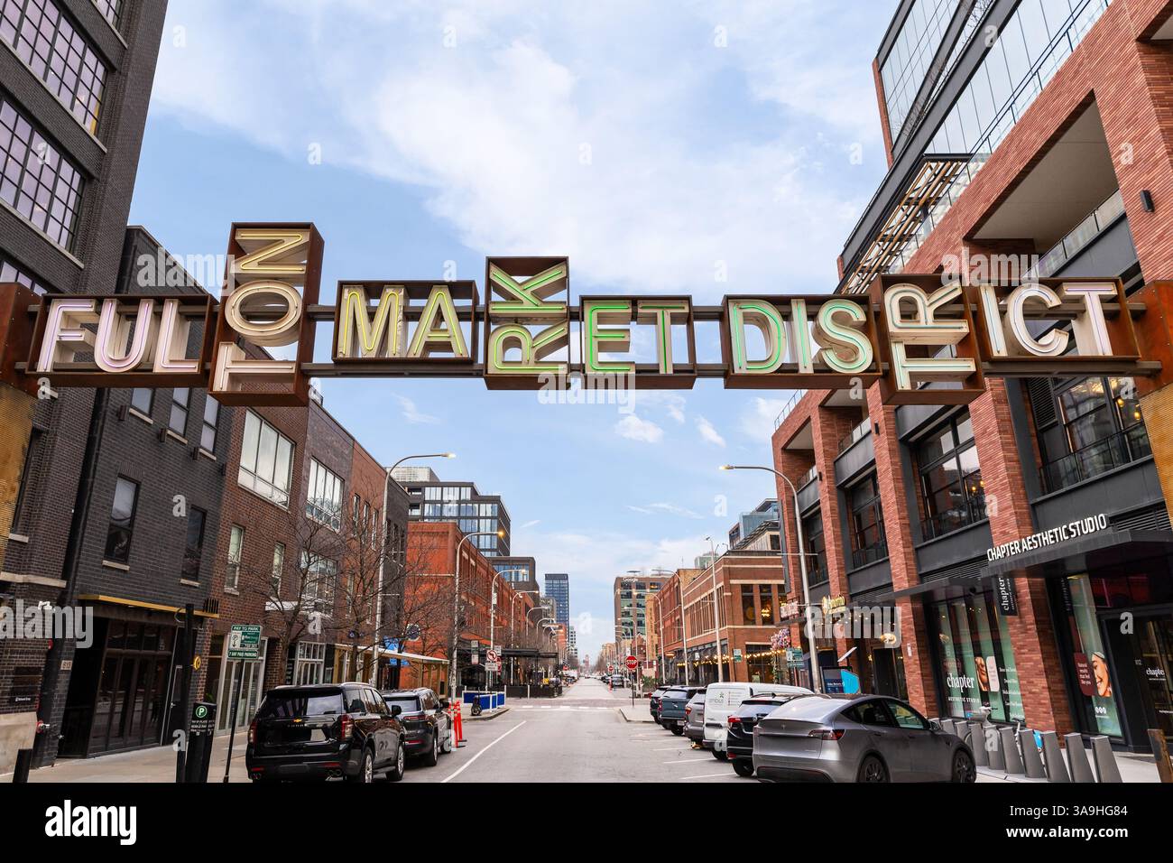 Fulton Market District is on the near west side of Chicago and features ...