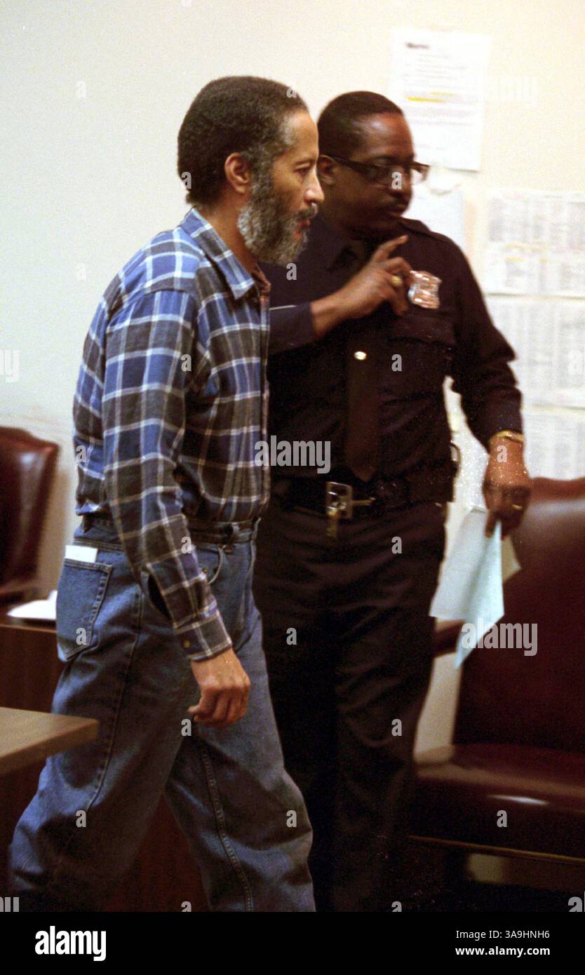 Jan 24, 2000; Detroit , Michigan, USA; PAUL HARRINGTON is on trial for ...