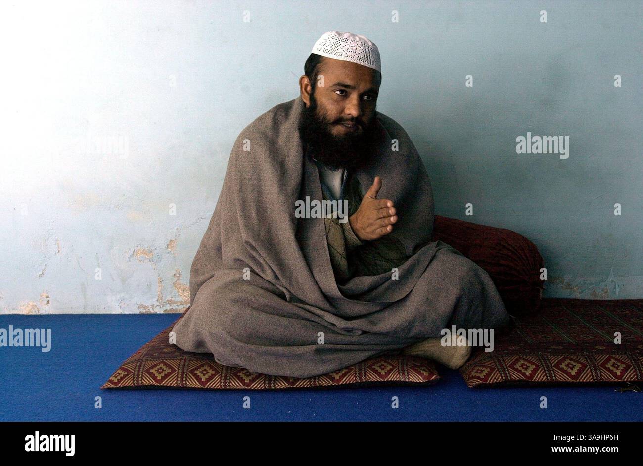 Jan 18, 2002; Islamabad, Pakistan; Mullah Sikandar Hayat, sees the ...