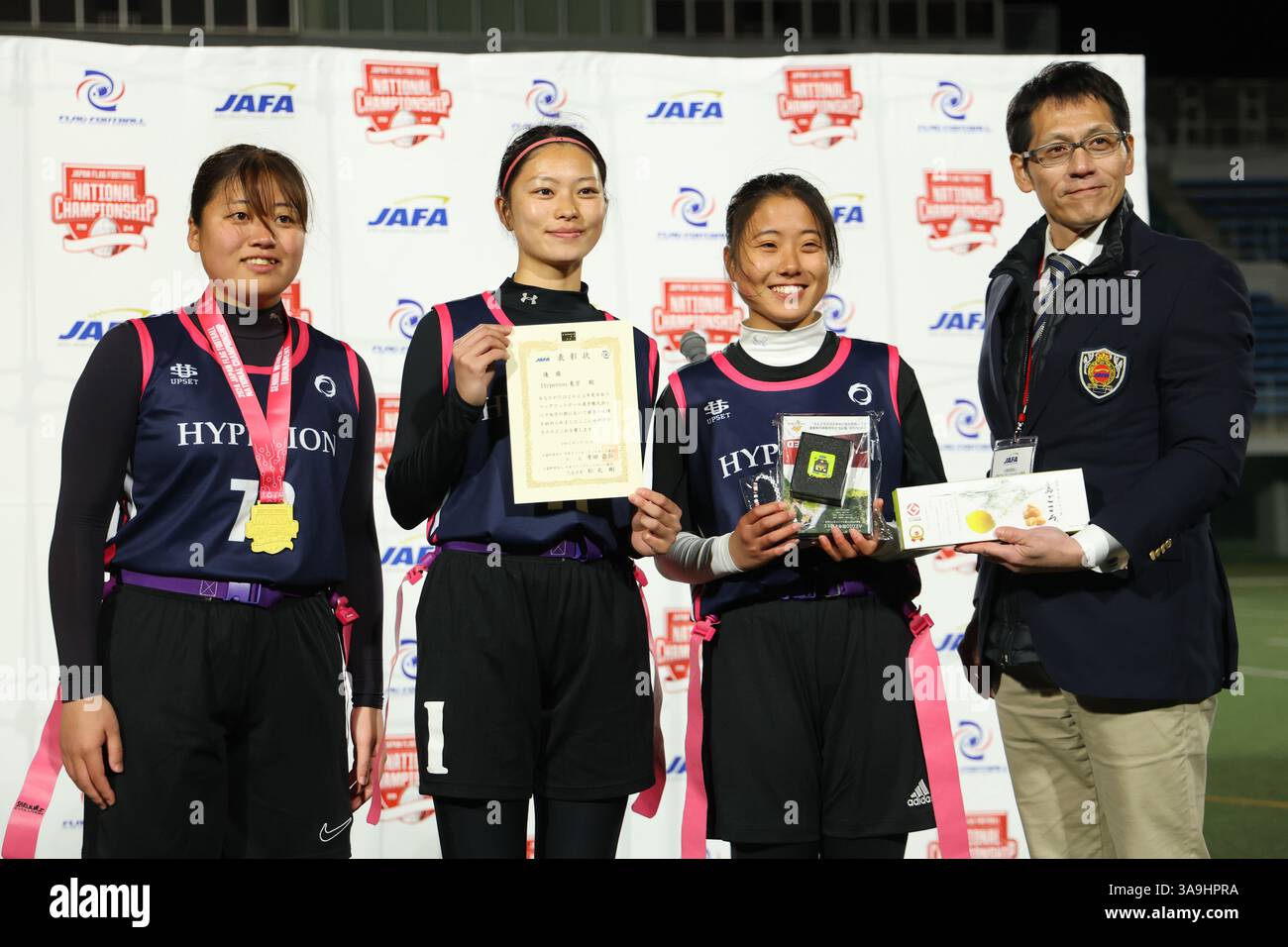 Fujitsu Kawasaki Stadium, Kanagawa, Japan. 30th Mar, 2025. Hyperion Tokyo team group, MARCH 30 ...