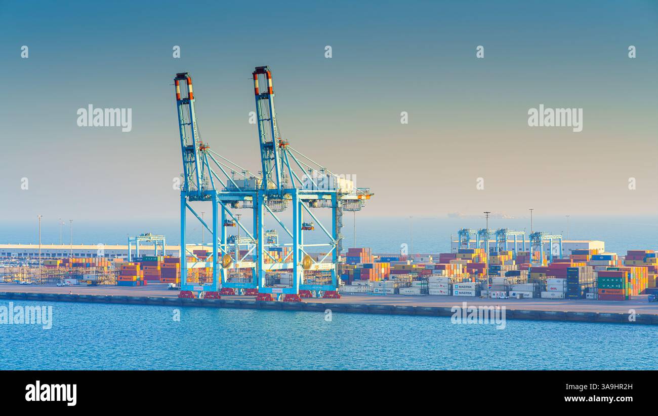 Manama, Bahrain - Jan 08 2024, Panoramic view of Bahrain commercial ...