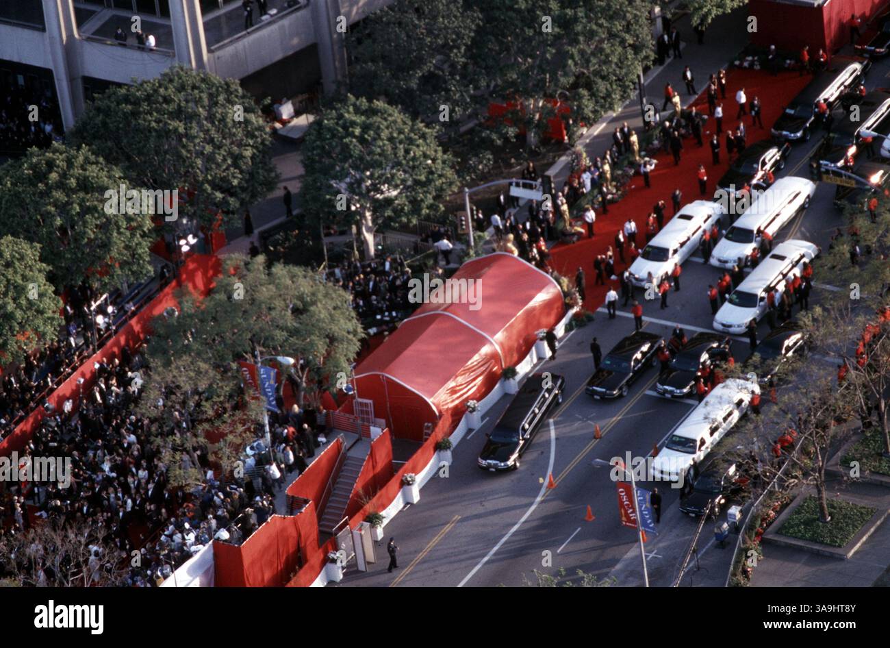 Mar 21, 1999; Los Angeles, CA, USA; Aerial photos of the 1999 Academy ...