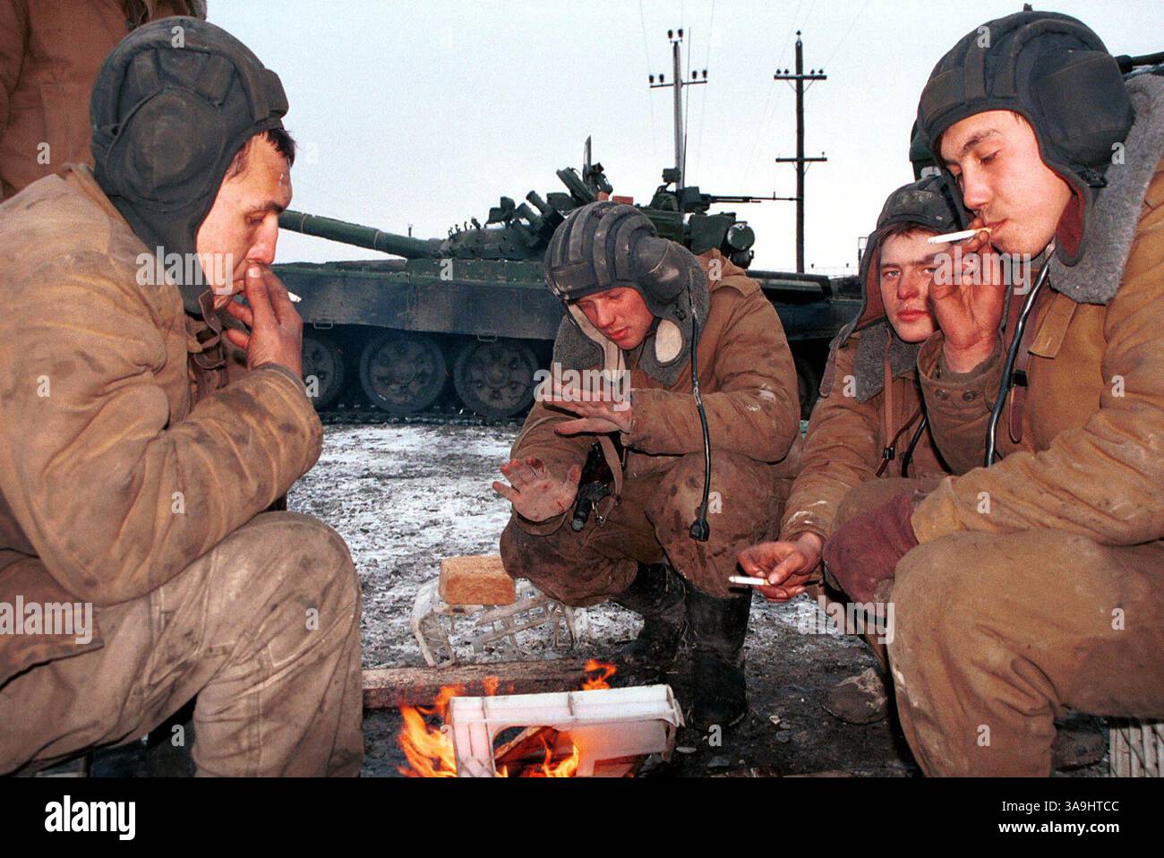 Jan 16, 2000; Gudermes, Chechnya, RUSSIA; Russian Troops Fight Chechen ...