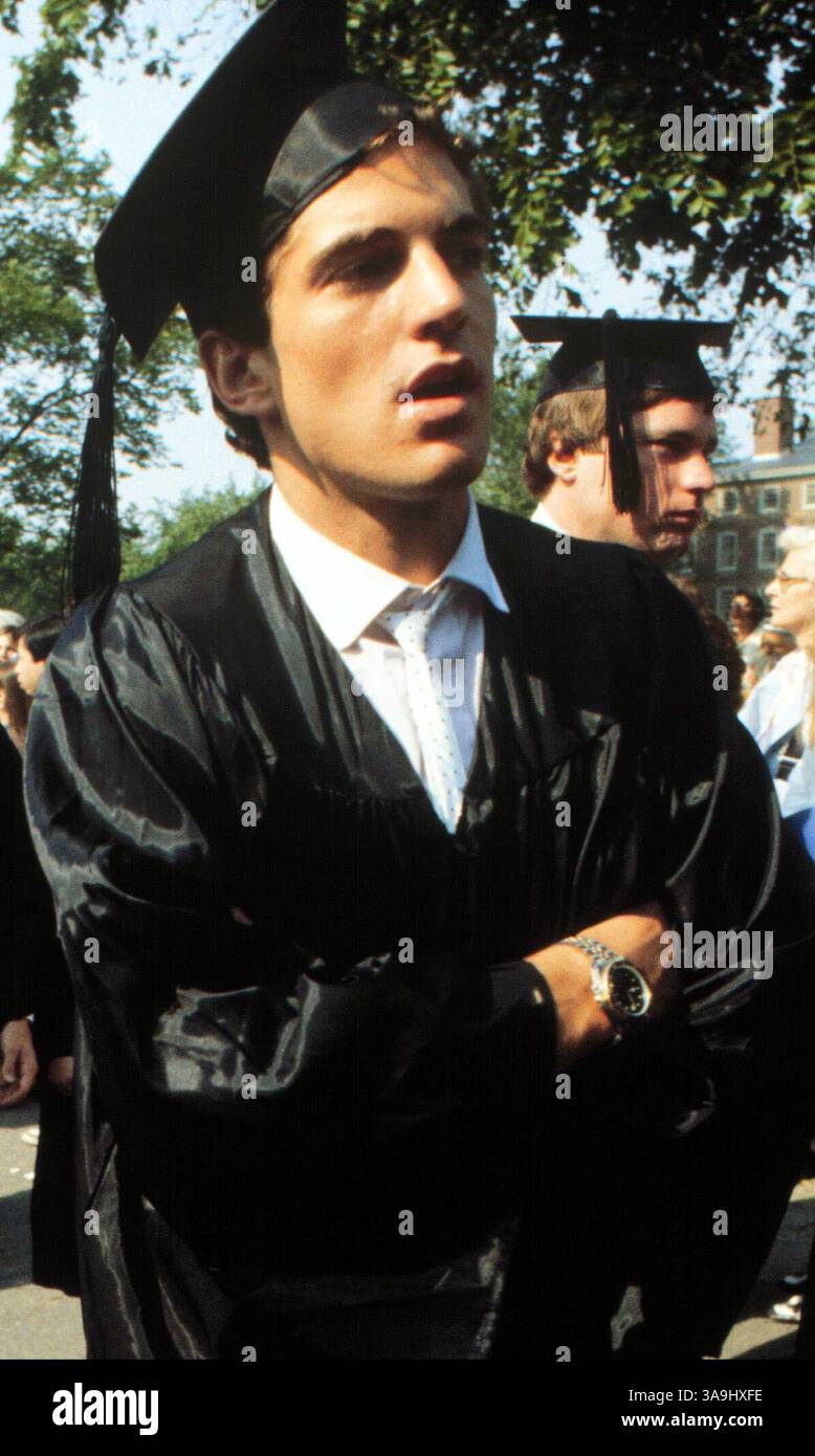 June 07, 1983; Providence, Rhode Island, USA; JOHN F. KENNEDY JR ...