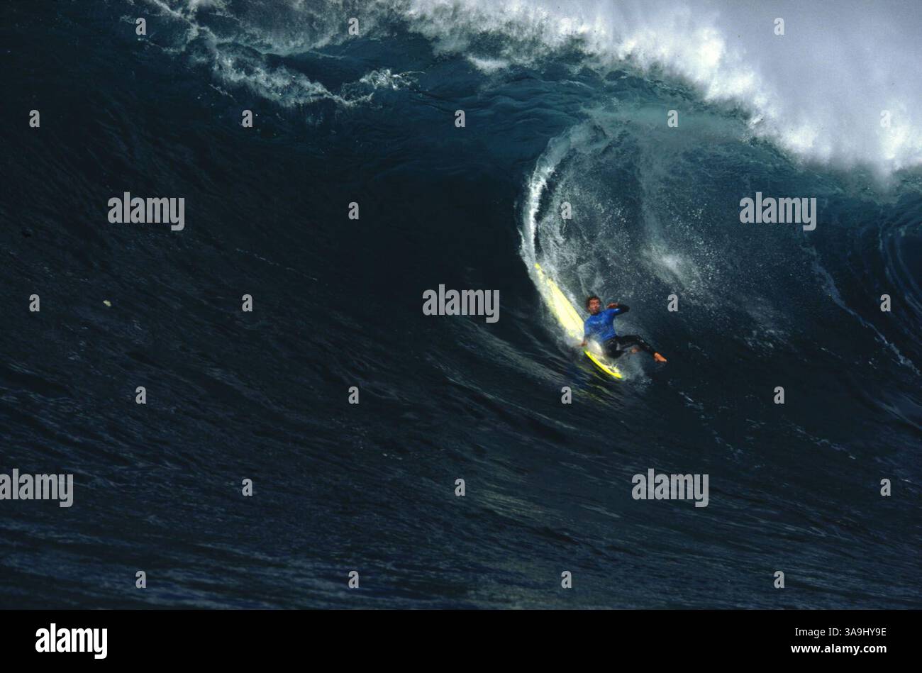 Feb 16, 1998; Todos Santos, Mexico; Nature: El Nino Big Wave. Titanic ...