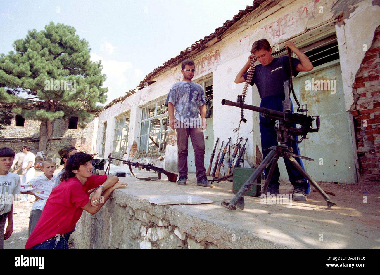 Jul 29, 1998; Tropoje, Albania; Small Arms Gun Running: Albanian arms ...