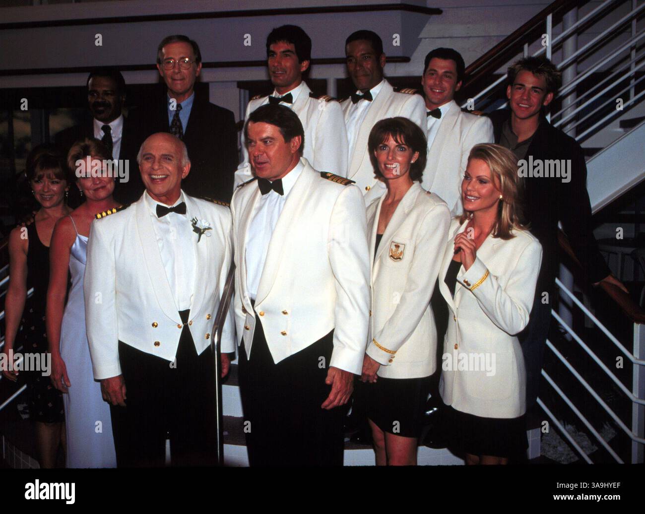Sep 01, 1998; Los Angeles, CA, USA; LOVE BOAT REUNION. Old cast meets new cast on the set of ...