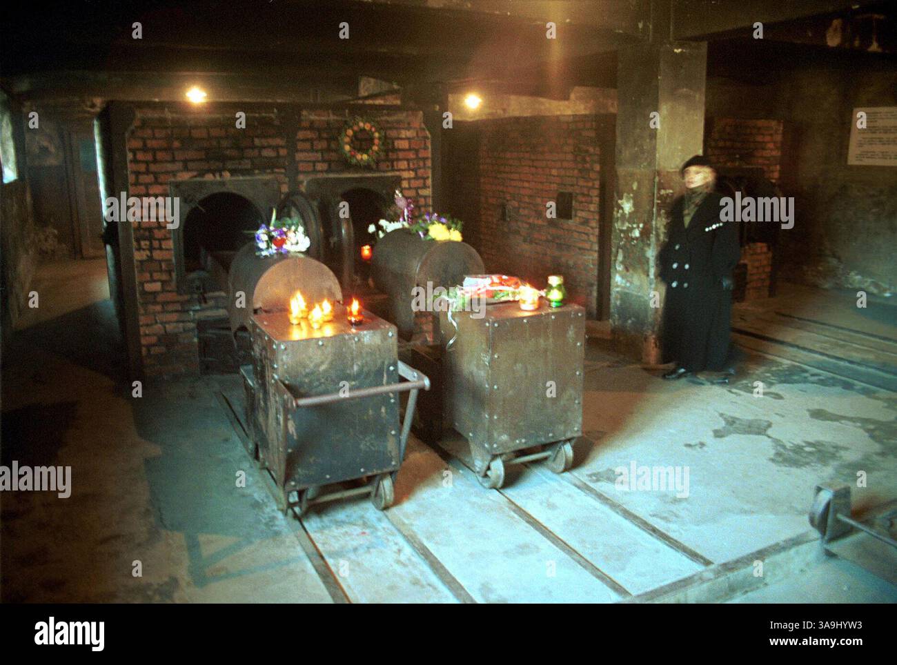 Nov 11, 1999; Auschwitz, Poland; The crematorium at the Nazi death camp ...