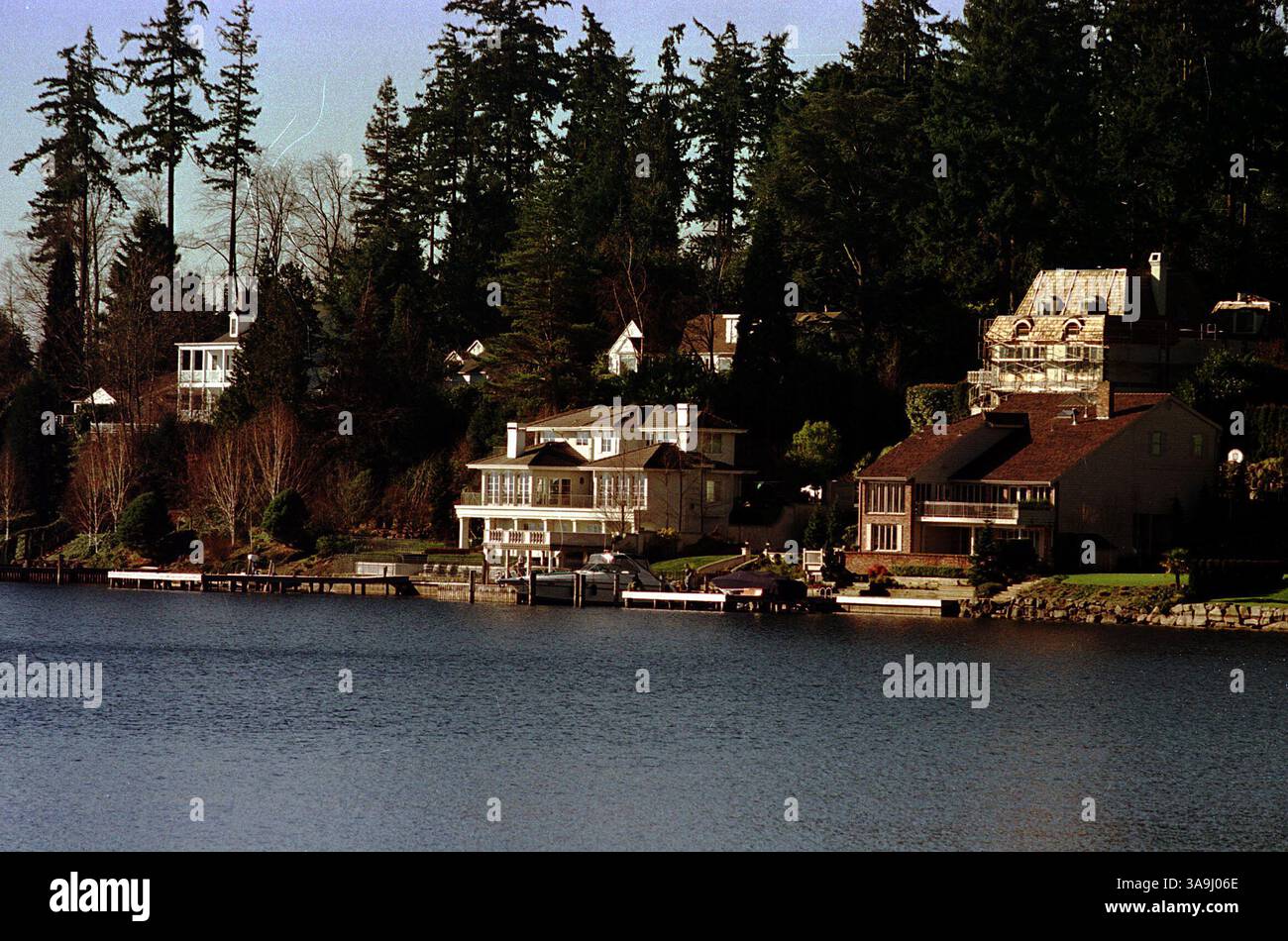 Feb 16, 2000; Medina, Washington, USA; Home of Microsoft's Bill Gates ...