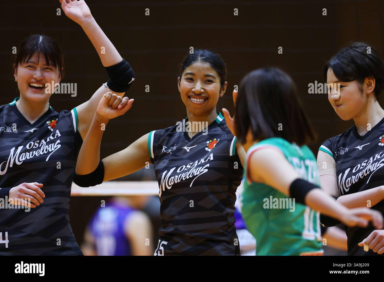 Ameze Miyabe, MARCH 30, 2025 - Volleyball : 2024-25 SV.LEAGUE Women match between Saitama Ageo ...