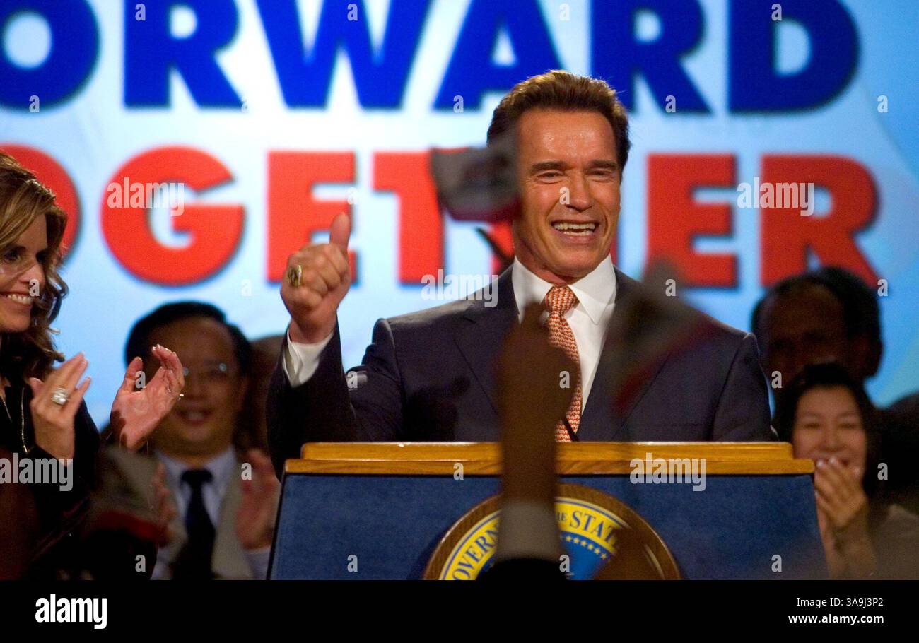 Nov 08, 2005; Beverly Hills, CA, USA; Governor ARNOLD SCHWARZENEGGER ...