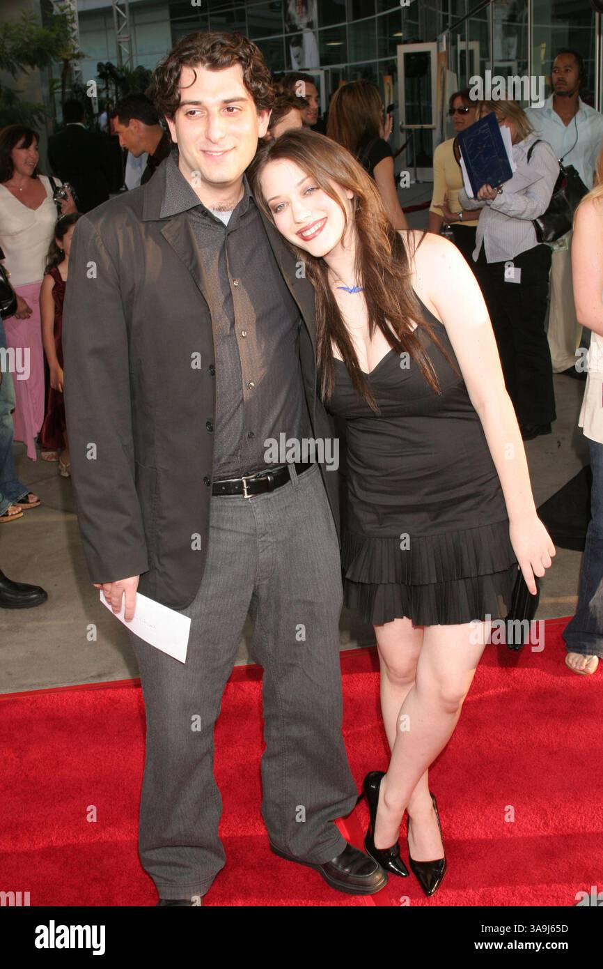 Aug 11, 2005; Los Angeles, CA, USA; Actress KAT DENNINGS and brother at ...