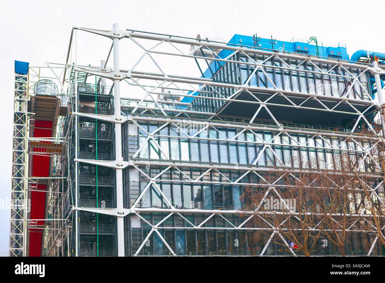 Centre Pompidou striking example of high-tech architecture in Paris ...