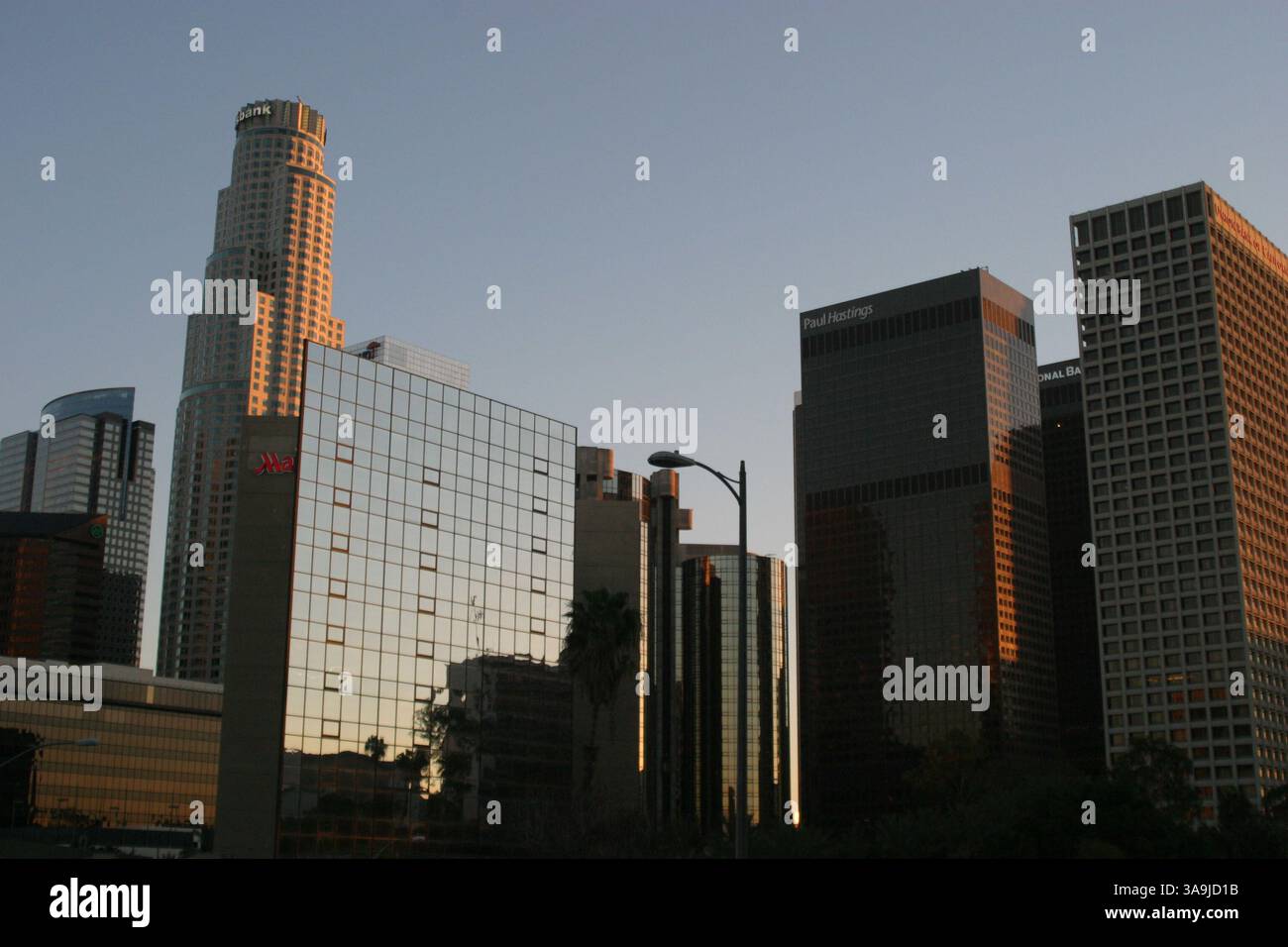 Jan 30, 2005; Los Angeles, CA, USA; Los Angeles. Skyline, skyscrapers ...