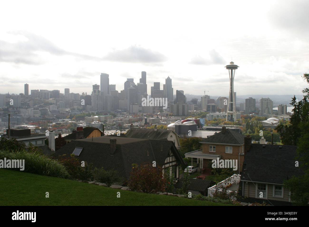 Oct 10, 2004; Seattle, WA, USA; Skyline, skyscraper buildings, Space ...