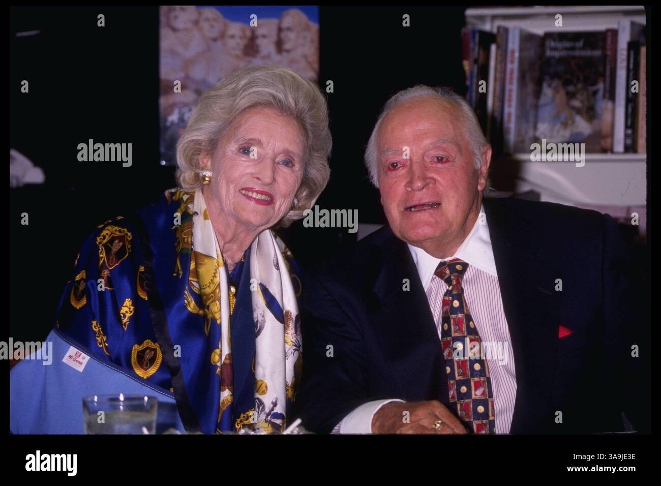 September 7, 1996; Hollywood, CA, USA; BOB HOPE and his wife DOLORES ...
