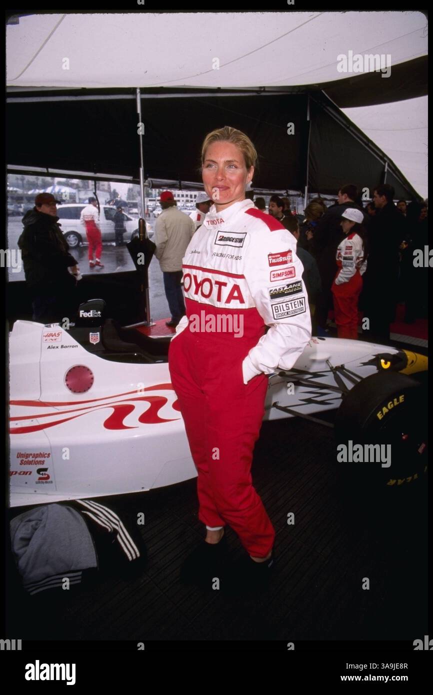 April 6, 1999; Hollywood, Ca, USA; Model KIM ALEXIS attends the Toyota ...