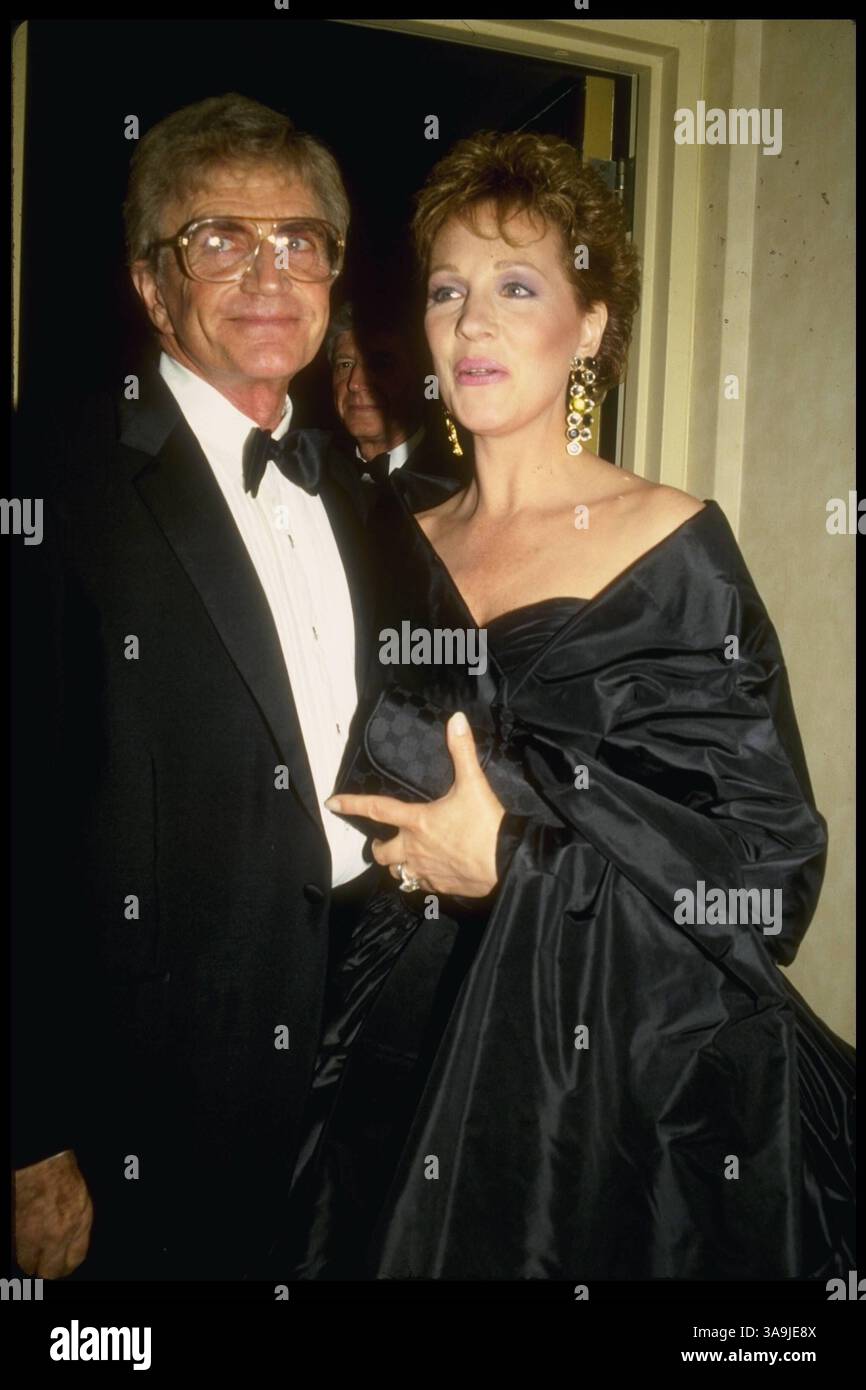 April 1986; Hollywood, CA, USA; Actress JULIE ANDREWS and husband BLAKE ...