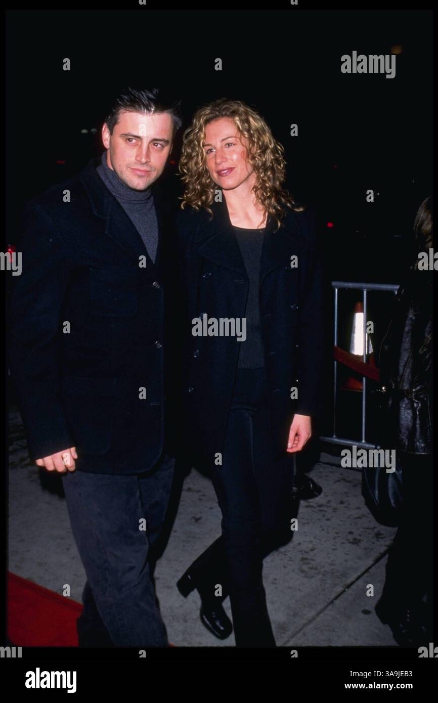 February 10, 1997; Hollywood, CA, USA; Actor MATT LEBLANC and date ...