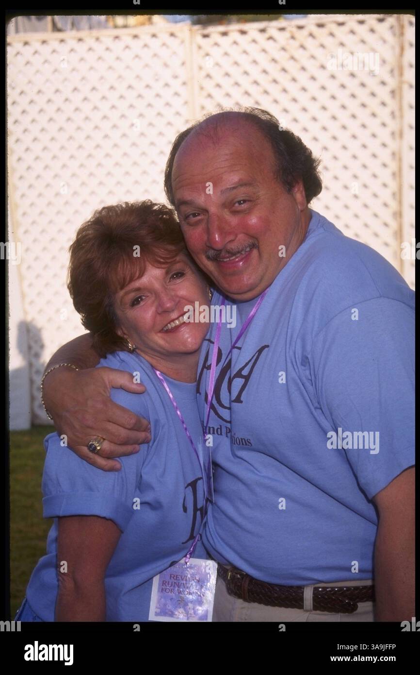 May 10, 1997; Hollywood, CA, USA; Actor DENNIS FRANZ and his wife ...