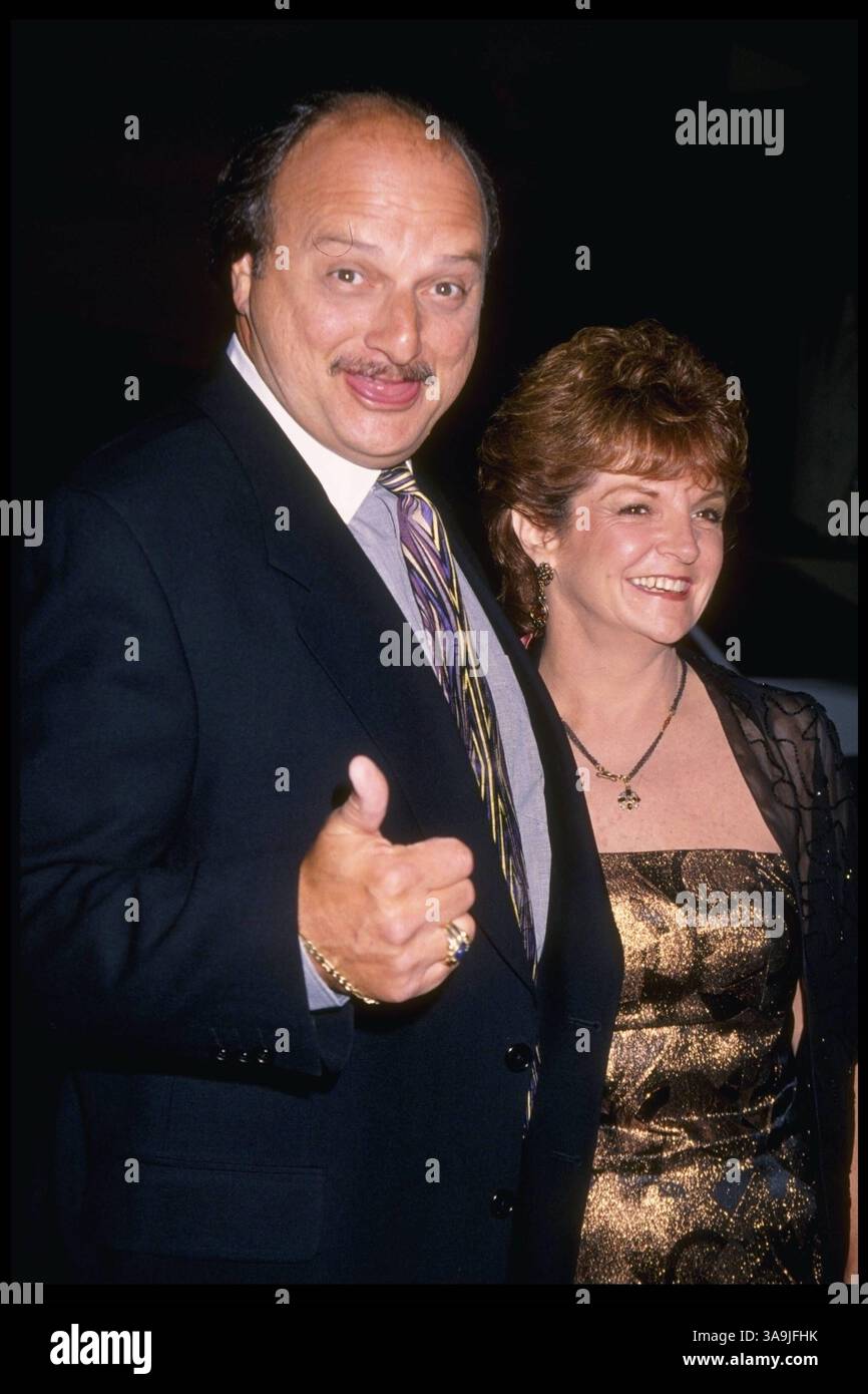 September 24, 1994; Hollywood, CA, USA; Actor DENNIS FRANZ and his wife ...