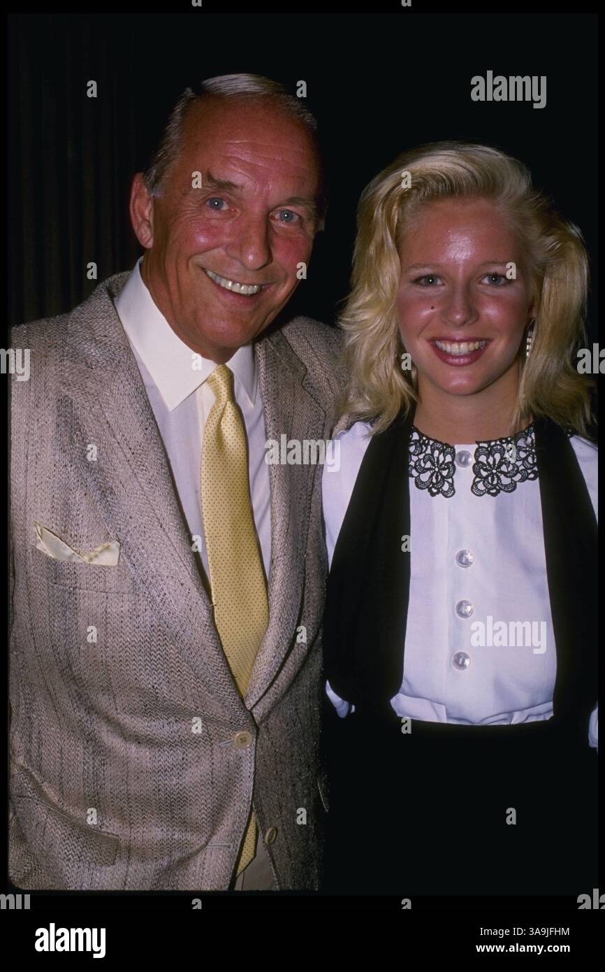 July 1988; Hollywood, CA, USA; Soap star LAURALEE BELL and her father ...