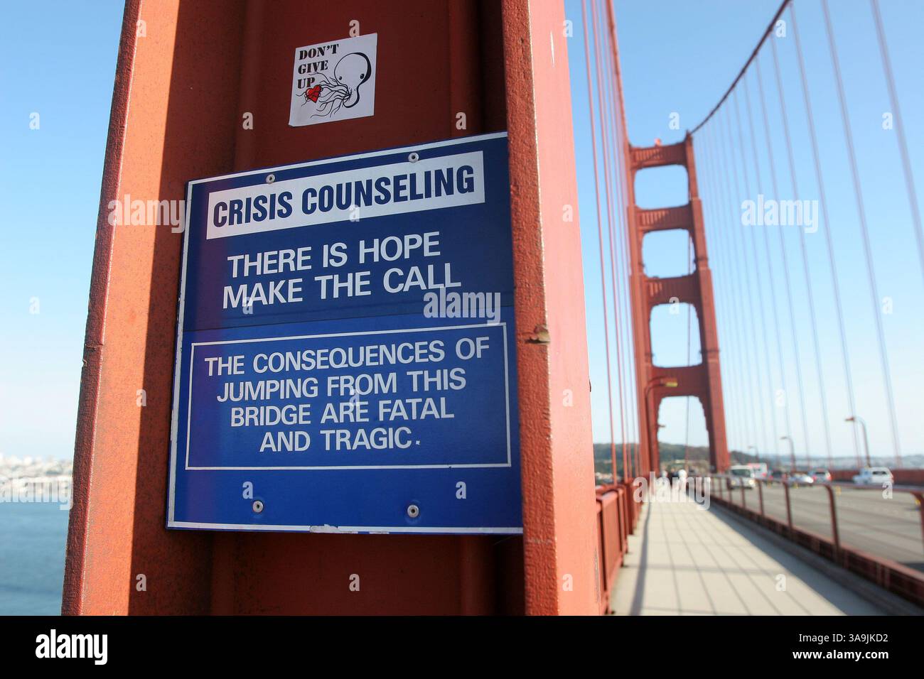 Aug 22 2006; San Francisco, CA, USA; A crisis phone for potential ...
