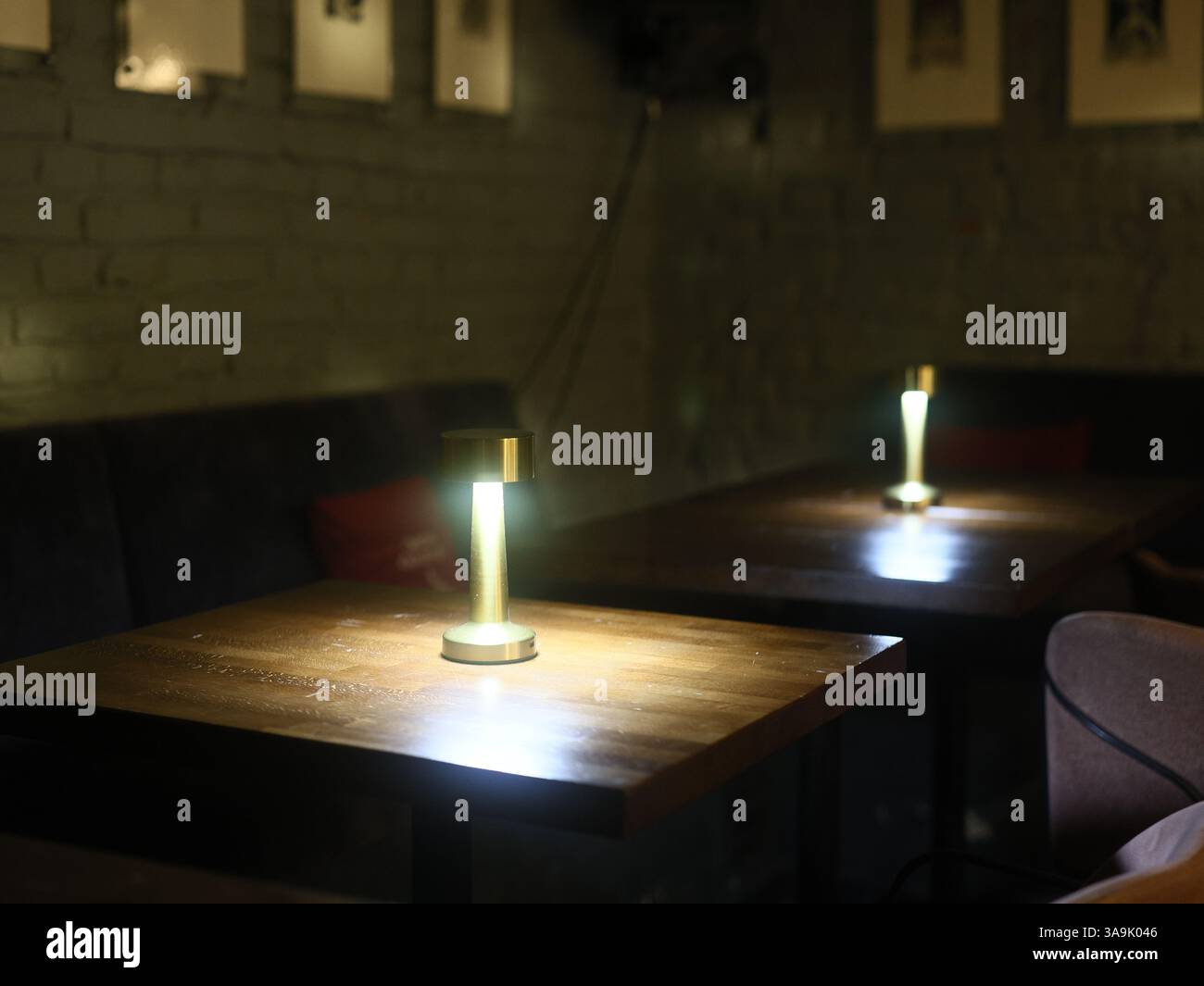 Experience a Cozy Ambiance within a Modern Cafe Enhanced by Elegant and ...