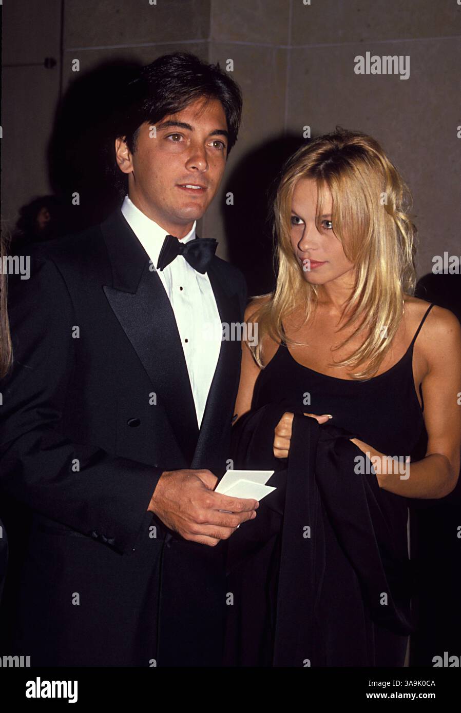 Mar 12, 1993; Los Angeles, CA, USA; Actor SCOTT BAIO and PAMELA ...