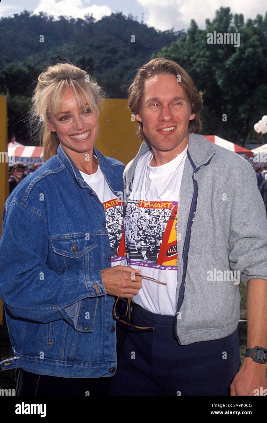 Mar 28, 1993; Los Angeles, CA, USA; Actress SUSAN ANTON and her husband ...