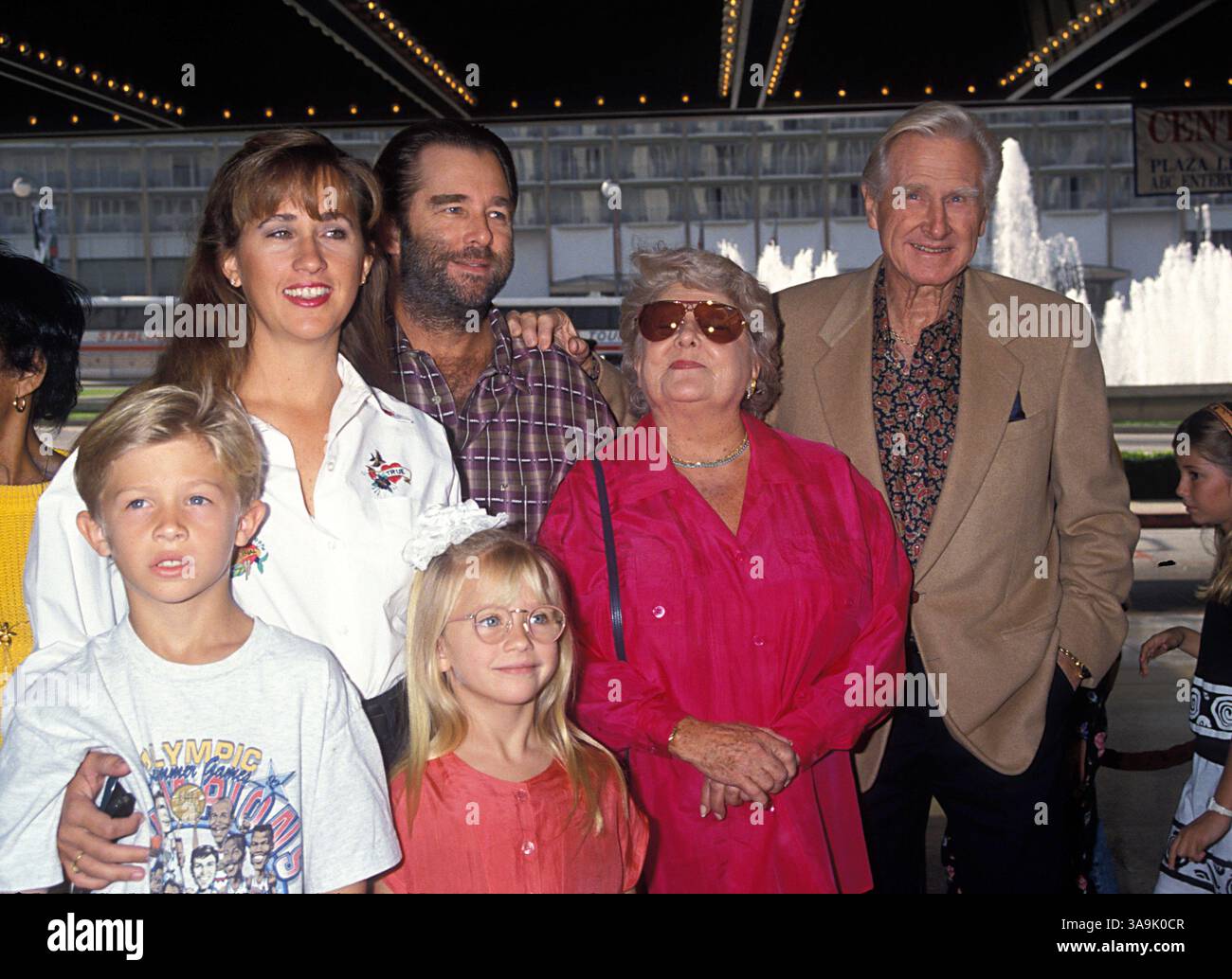 Apr 25, 1993; Los Angeles, CA, USA; Pictured: BEAU BRIDGES and his wife ...