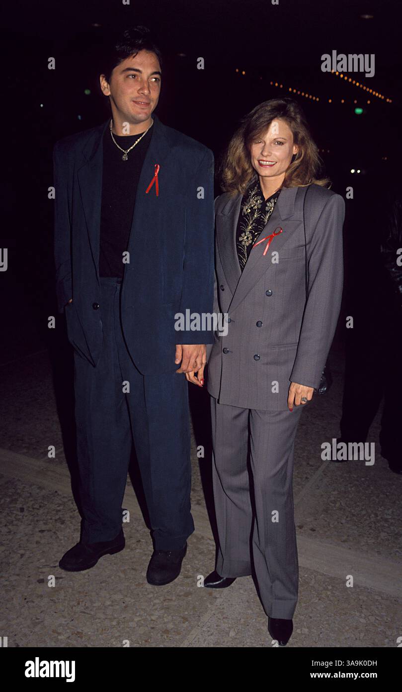 Jan 02, 1993; Los Angeles, CA, USA; Actor SCOTT BAIO and actress KAY ...