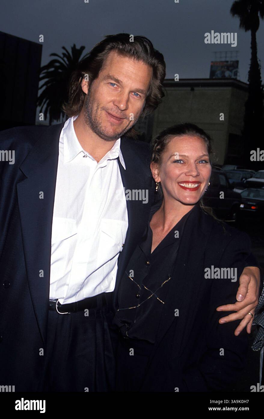 Mar 19, 1994; Los Angeles, CA, USA; Actor JEFF BRIDGES and wife SUSAN ...