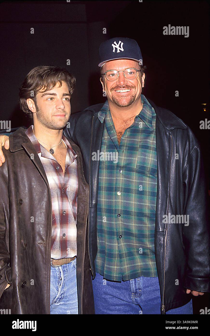 Jan 30, 1996; Los Angeles, CA, USA; Actors TOM ARNOLD and JOEY LAWRENCE ...
