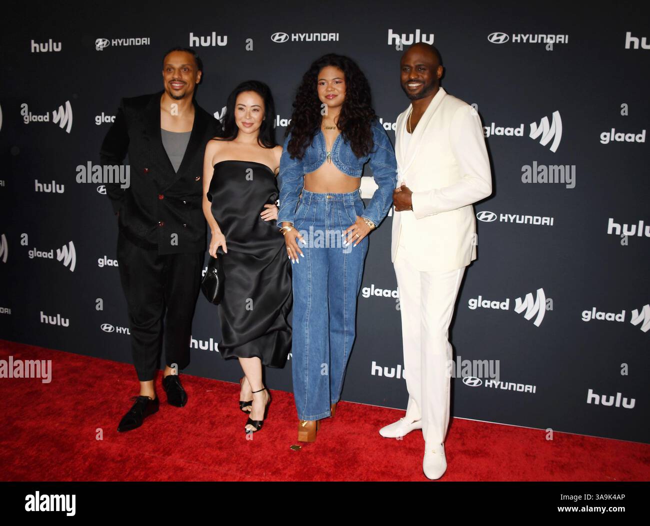 BEVERLY HILLS, CALIFORNIA - MARCH 27: Jason Michael Fordham, Mandie ...