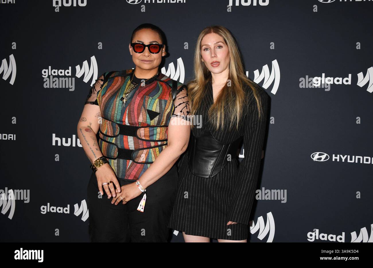 BEVERLY HILLS, CALIFORNIA - MARCH 27: Raven-Symoné and Miranda Pearman ...