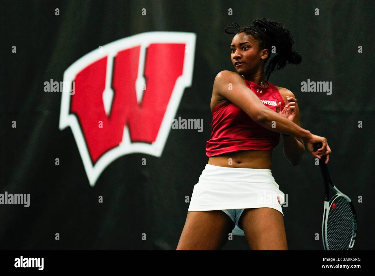 Madison, Wisconsin, USA. 30th Mar, 2025. ARIEL JOHNSON of Wisconsin.#18 ...