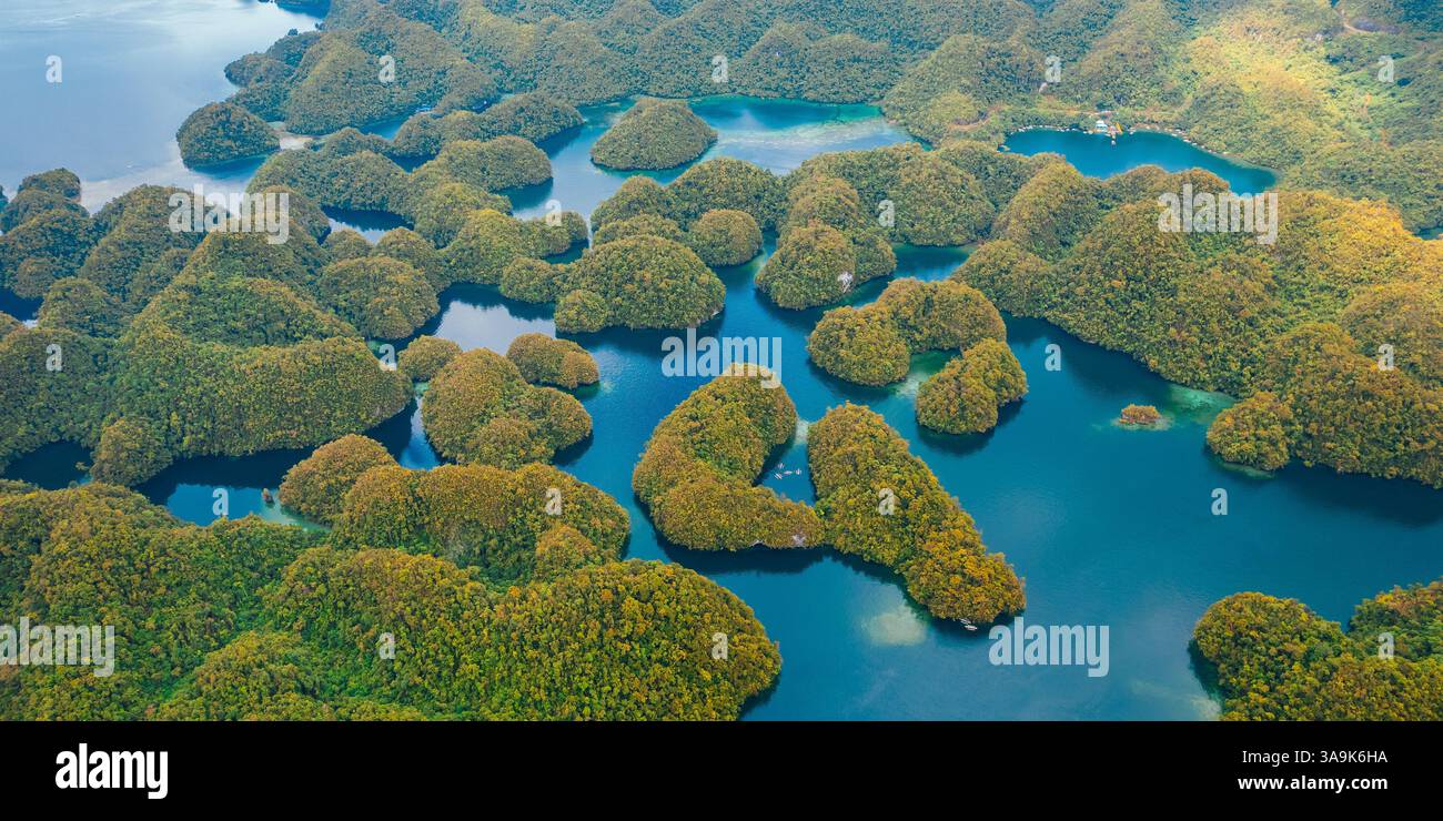 Breathtaking Aerial View of Sohoton Cove – A Hidden Paradise of Lush ...