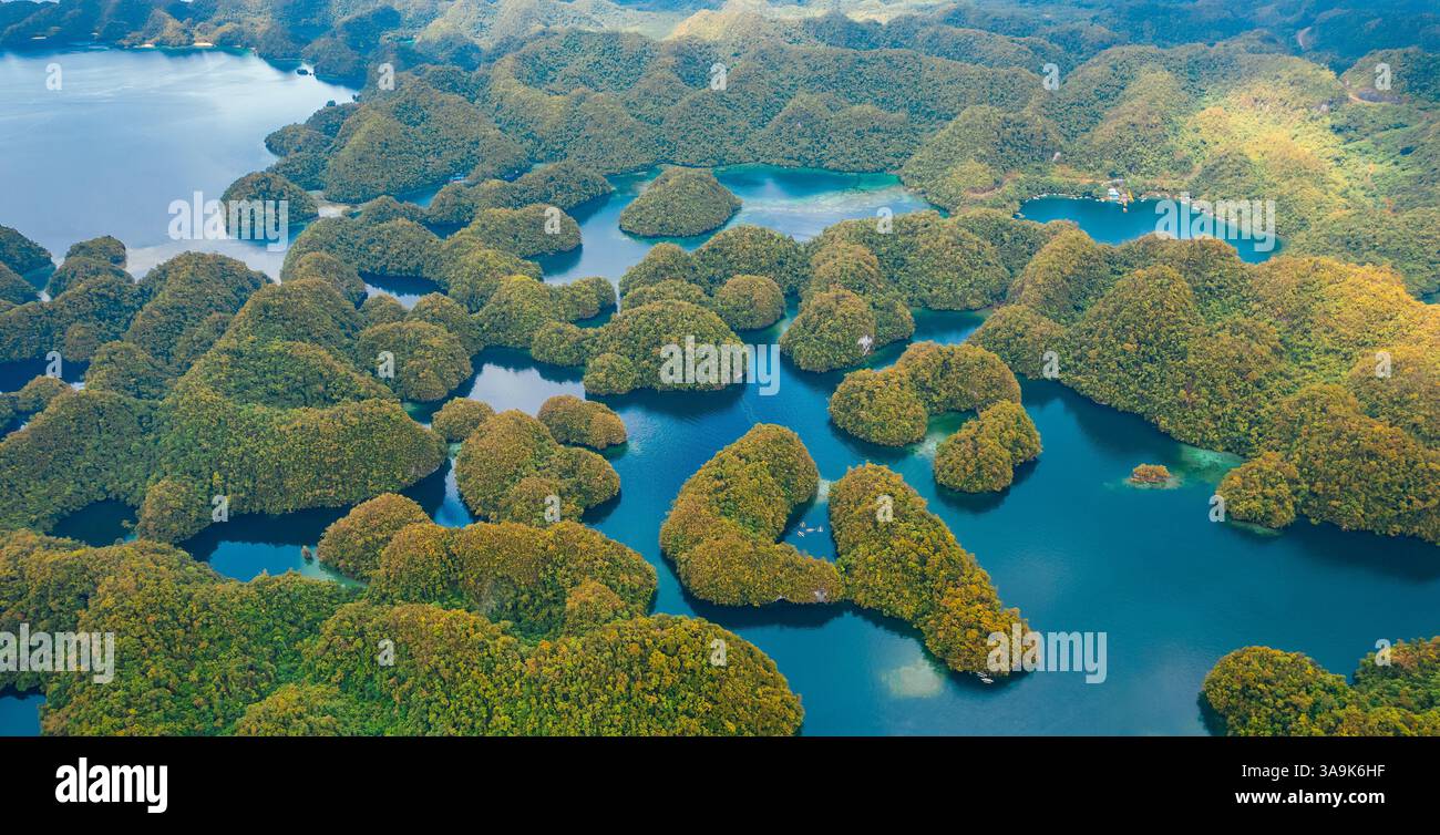 Breathtaking Aerial View of Sohoton Cove – A Hidden Paradise of Lush ...