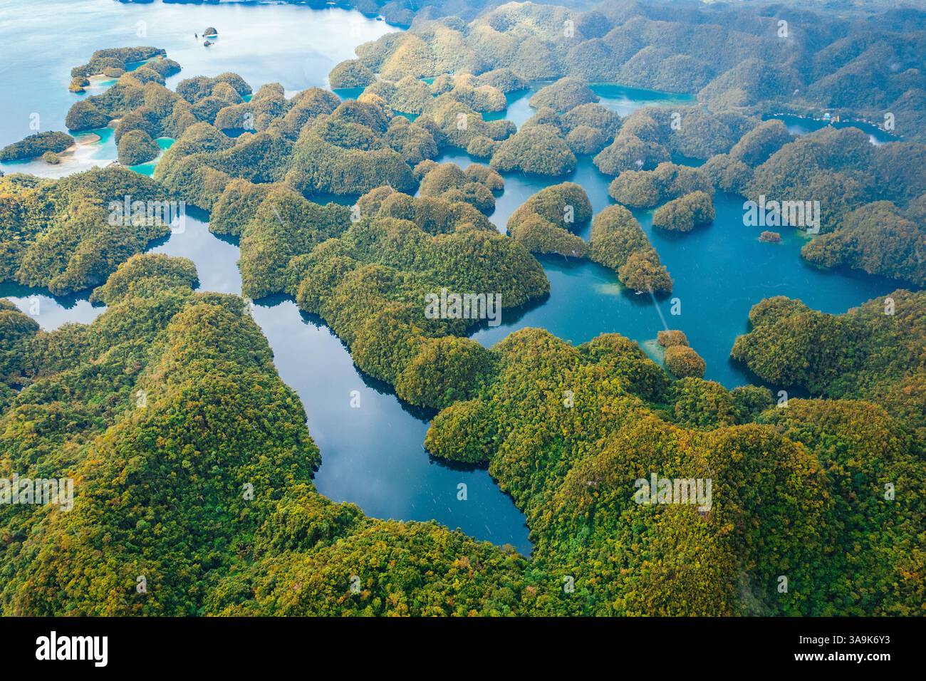 Breathtaking Aerial View of Sohoton Cove – A Hidden Paradise of Lush ...