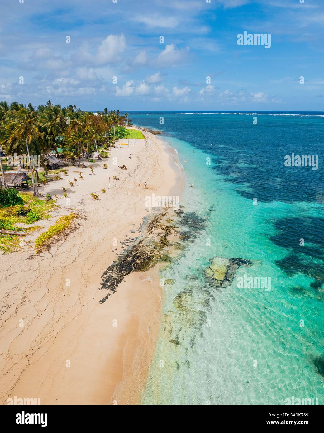Breathtaking Aerial View of Siargao’s Pristine Beaches – Turquoise ...
